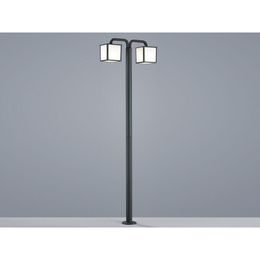 Trio Moderne led Gartenlaterne cubango in Anthrazit, IP54 - Höhe 200cm