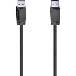 USB-Kabel usb 3.2 Gen1 (usb 3.0 / usb 3.1 Gen1) usb-a Stecker 1.50 m Schwarz 00200624 - Hama