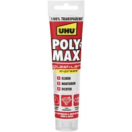 UHU POLY MAX EXPRESS GLASKLAR Klebe- und Dichtmasse Herstellerfarbe Transparent 47845 115 g