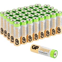 Super Mignon (AA)-Batterie Alkali-Mangan 1.5 v 40 St. - Gp Batteries