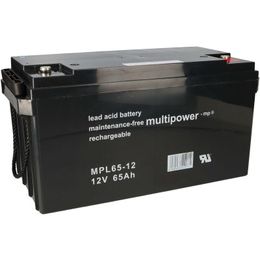 Multipower Blei-Akku MPL65-12 12V 65Ah Pb
