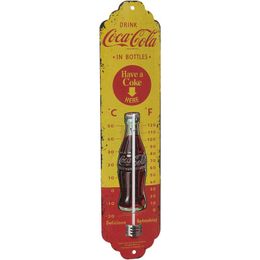 Tfa Dostmann - nostalgic art Coca Cola Thermometer Gelb, Rot