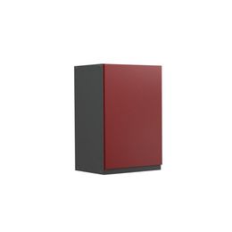 VICCO Hängeschrank Küchenschrank J-Shape 40 cm Anthrazit/Rot