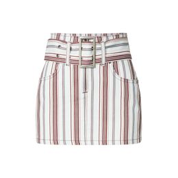 Nasty Gal Rock Damen Größe 38 pastellblau / kastanienbraun / offwhite