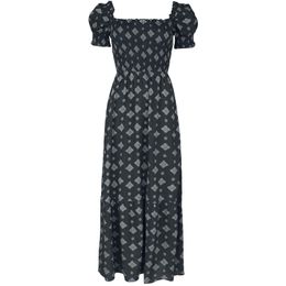 Black Premium by EMP Langes Kleid mit keltischen Ornamenten Langes Kleid schwarz in L
