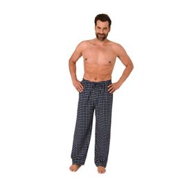 Trend by Normann Pyjama Herren Flanell Schlafanzug Hose kariert