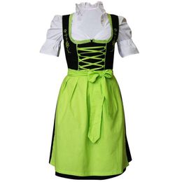 Edelnice Dirndl, grün|schwarz