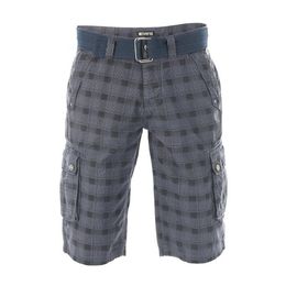 Riverso Cargoshorts Herren Shorts RIVAnton Regular Fit Bermudashorts mit Gürtel