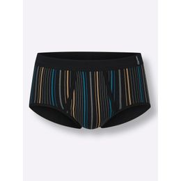 KINGsCLUB Herren Slip, schwarz-gestreift, Gr&ouml;&szlig;e 14