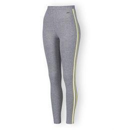feel good Damen Leggings, grau-meliert, Gr&ouml;&szlig;e 48/50