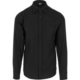 Urban Classics Button Up Shirt male size L Black