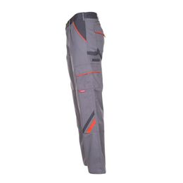 Planam Arbeitshose Bundhose Visline zink/orange/schiefer Größe 38 (1-tlg)