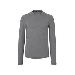 Tchibo Langarm-Funktionsshirt - Anthrazit/Meliert - Gr.: S