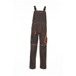 Planam Arbeitslatzhose Latzhose Basalt Neon oliv/orange Größe 106 (1-tlg)