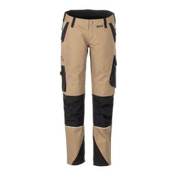 Planam Arbeitshose Damen Bundhose Norit sand/schwarz Größe 48 (1-tlg)