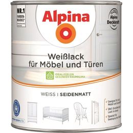 *Alpina* Lack Alpina Weißlack Alpina Weißlack für Möbel und Türen 2 L weiß