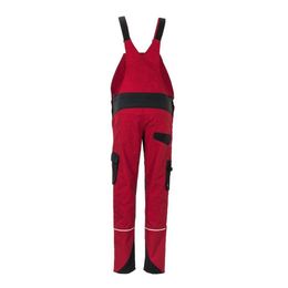 Planam Arbeitslatzhose Damen Latzhose Norit rot/schwarz Größe 38 (1-tlg)