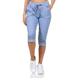 Aurela Damenmode 7/8-Hose Damen Sommerhose Capri Jeans Kurze Hose Bermuda in sommerlichen Farben
