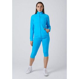 SPORTKIND Trainingsjacke Tennis Sportjacke Mädchen & Damen türkis