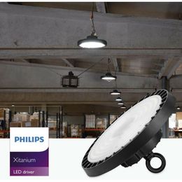 Industrielle LED-Leuchte - Treiber philips - 150W - 160lm/W - philips Chip - Dimmbar 1-10V - IP65 Lichtfarbe Neutralweiß - Neutralweiß