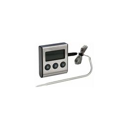 Digitales Küchenthermometer mit kabelgebundener Sonde und Temperaturlesegerät mit Unterstützung