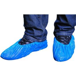 Sehr robuste blaue Einwegschutz Pantoffeln