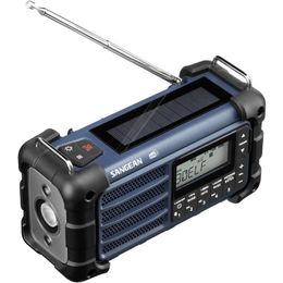 Sangean - MMR-99 Outdoorradio dab+, dab, ukw Notfallradio, Bluetooth® Solarpanel, spritzwassergeschüt