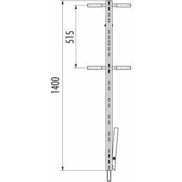 Kupplungsstück für H50 Comfort Edelstahl 1.4571 - Hailo Professional