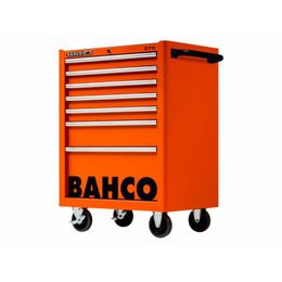 Bahco Classic Werkstattwagen 26 mit 7 Schubladen, orange