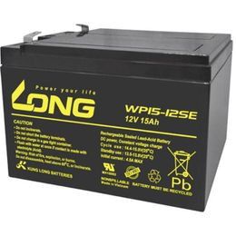 PCE Long WP15-12SE WP15-12SE Bleiakku 12 v 15 Ah Blei-Vlies (agm) (b x h x t) 151 x 103 x 99 mm Flachste