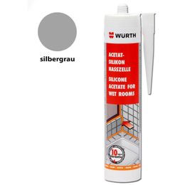 ALPHABAD Würth acetatsilikon 310 ml (silbergrau) - silbergrau