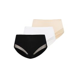 TEYLI Panty 'Filly' Damen Gr&ouml;&szlig;e XXL beige / schwarz / wei&szlig;