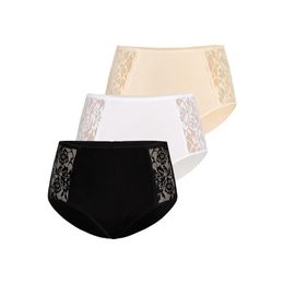 TEYLI Panty 'Loren' Damen Gr&ouml;&szlig;e XXL creme / schwarz / offwhite