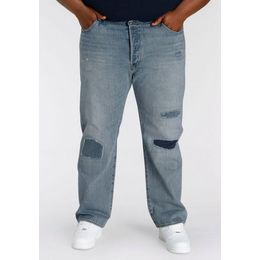 LEVI'S® PLUS Levi's® Plus Straight-Jeans 501, blau