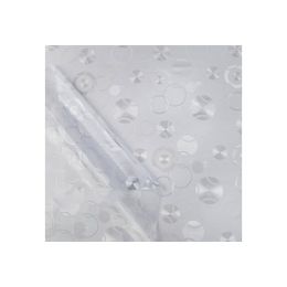 ANRO Tischdecke Durchsichtige Plastiktischdecke Halb-Transparent