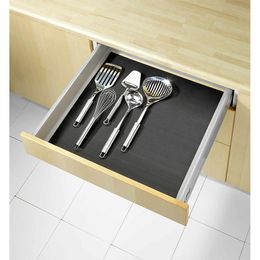 Wenko Antirutschfolie schwarz 150 x 50 cm