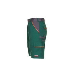 Planam Shorts Shorts Visline grün/orange/schiefer Größe S (1-tlg)