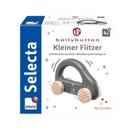 Selecta Greifling Bellybutton Holz Rollspielzeug Schiebeauto Kleiner Flitzer grau 64004