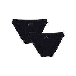 adidas Sportswear Bikinislip "Active Seamless Micro Stretch" (2er-Pack) multidimensionaler Stretch & perfekte Passform, schwarz