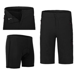 Bergson Fahrradhose PORVOO Bermuda (mit gepolsterter Innenhose) Herren Radshorts