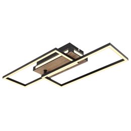 Globo COLLI Deckenleuchte LED Schwarz, 1-flammig