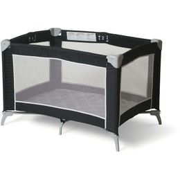 Sleep n Store klappbares Babybett Reisebett für Babys mit Matratze zusammenklappbar Beistelbett / Zustellbett geeignet für Hotels - Schwarz