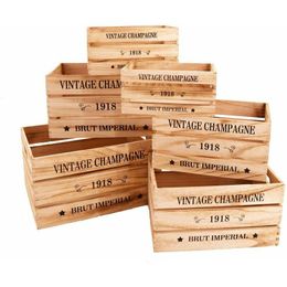 Lensing - Holzkiste Champagner 37 x 27 x 20 cm Holzkiste