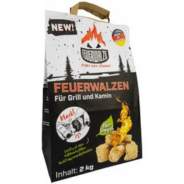 Brennstoffe Lenerz Feuerwalze Zündwolle 2 kg in Papiertüte Feuerwalze