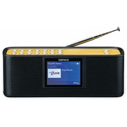 Lenco - dab+/fm Radio PDR-045BK, schwarz