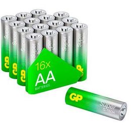 16 GP Batterien SUPER Mignon AA 1,5 V