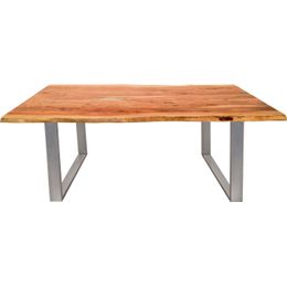 Sit Esstisch Tops&Tables, mit Tischplatte aus Akazie mit Baumkante wie gewachsen, beige