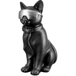 Casablanca by Gilde Tierfigur Katze mit Brille Hero Cat (1 St), schwarz|silberfarben