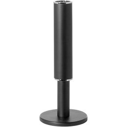 Fink Kerzenleuchter RITMO (1 St), Stabkerzenhalter aus Aluminium, schwarz|silberfarben