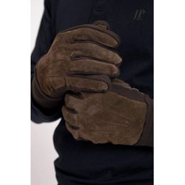 JP1880 Strickhandschuhe Leder-Handschuhe Veloursleder Strick-Einsätze